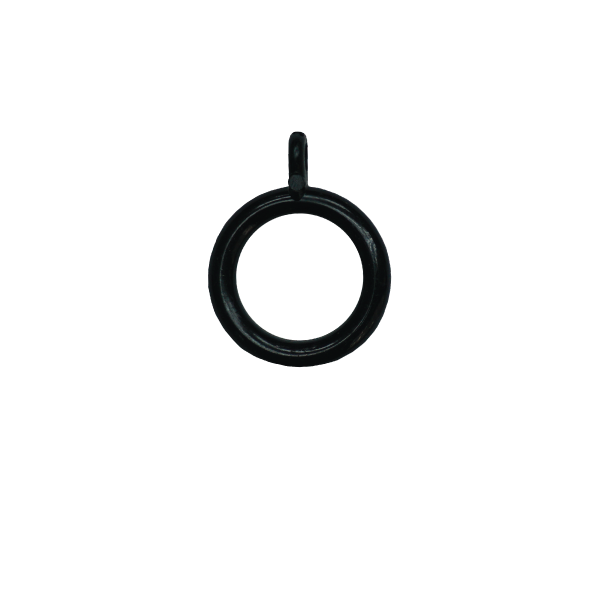 Ten 16mm PVC Rings – Black – CurtainWorld.Online