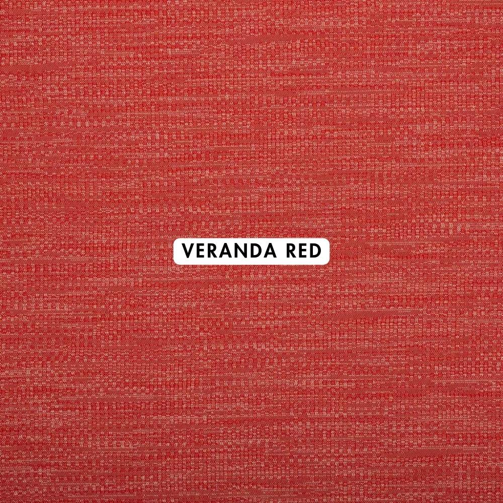 Veranda Red Outdoor Fabric